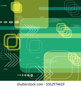 Tech Texture Colorful Square Technology Background Stock Vector ...