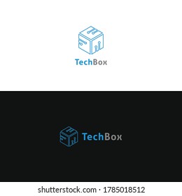 Logo de Techbox. Es un logo: vector de stock (libre de regalías ...