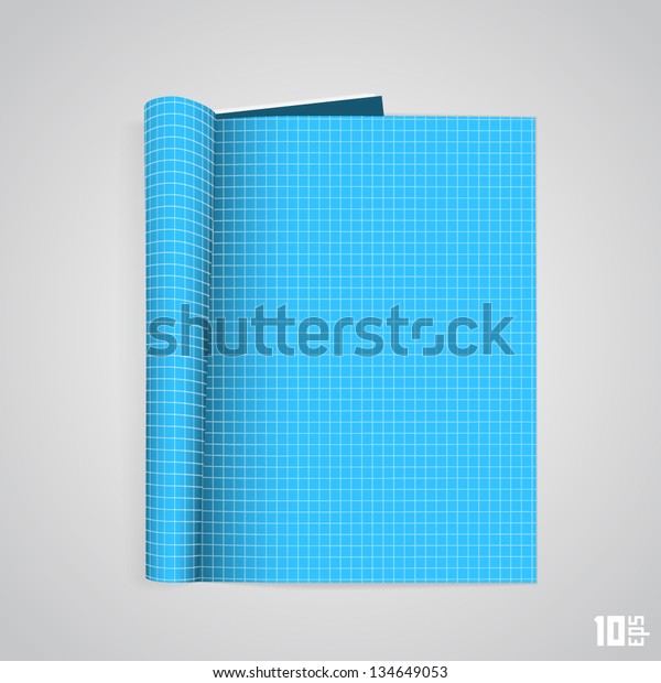 Technical Blueprint Booklet Illustration Stock Vector (Royalty Free ...