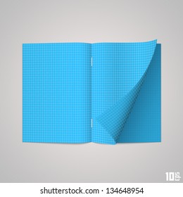 Technical Blueprint Booklet Illustration Stock Vector (Royalty Free ...