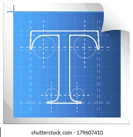 Technical Drawing Fonts Illustration Eps 10 Stock Vector (Royalty Free ...