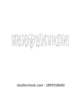 Technical Drawing Innovation Innovation Concept On Stock Vector ...