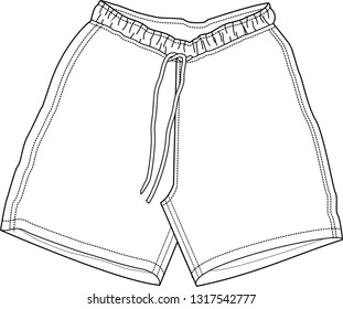 Technical Drawing Men Swim Shorts: เวกเตอร์สต็อก (ปลอดค่าลิขสิทธิ์ ...