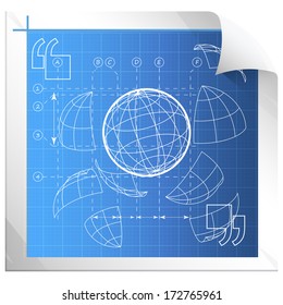 861 Sphere technical drawing Images, Stock Photos & Vectors | Shutterstock