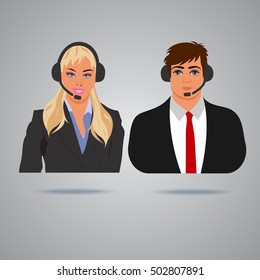 Technical Support Concept Call Center Vector Stock Vector (Royalty Free) 502807891 | Shutterstock