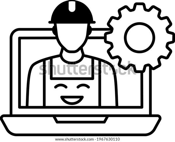 Technical Team Members Cocnept Hrm Symobl Stock Vector (Royalty Free ...