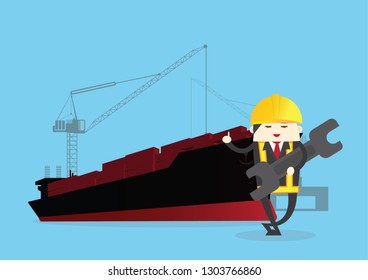96 Shipyard shipbuilding Stock Vectors, Images & Vector Art | Shutterstock