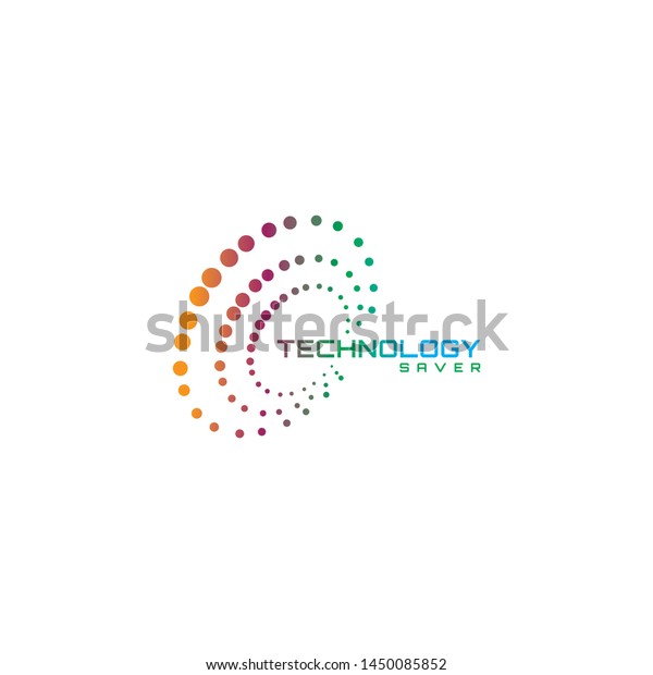Technlogy Icon Web Geometric Symbol Company Stock Vector (Royalty Free ...
