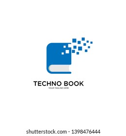 Techno Book Logo Design Vector Stock Vector (Royalty Free) 1398476444 ...