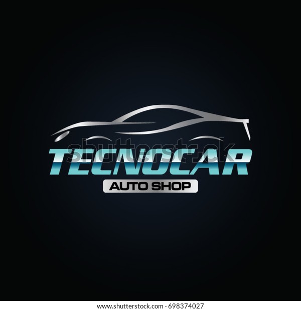Techno Car Logo Symbol Icon Elegant Stock Vector (Royalty Free ...