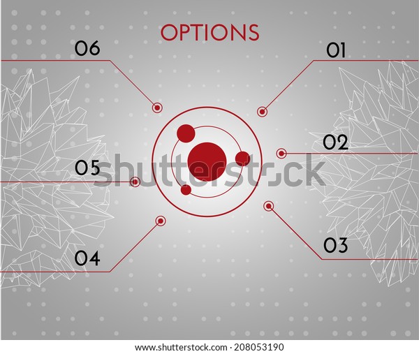 Technological Options Background Vector Eps10 Stock Vector (Royalty ...