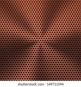 Technology Background Bronze Metal Texture Chrome Stock Vector (Royalty ...
