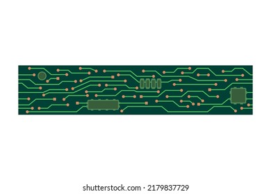 Technology Banner Circuit Board Repeating Pattern Stock Vector (Royalty ...
