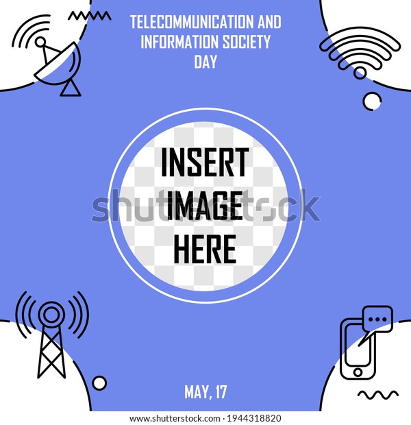 Technology Communication Banner Design Easy Edit Stock Vector (Royalty ...
