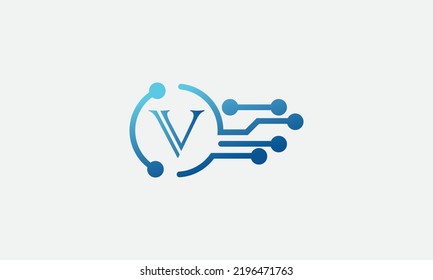 Technology Digital Data Logo Design Vector Stock Vector (Royalty Free ...