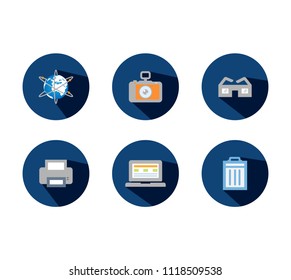 Technology Hardware Icons Stock Vector (Royalty Free) 1118510231 ...