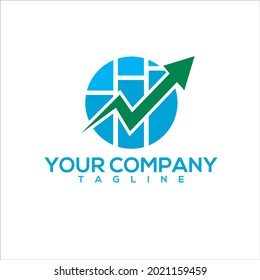 Technology Icon Logo Blue Green Color Stock Vector (Royalty Free ...