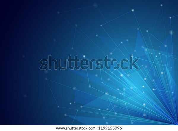 Technology Innovation Blue Background Design Eps Stock Vector (Royalty ...