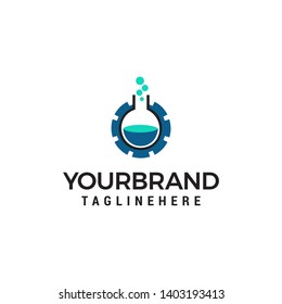 Atomic Lab Logo Design Template Lab Stock Vector (Royalty Free) 1586058238