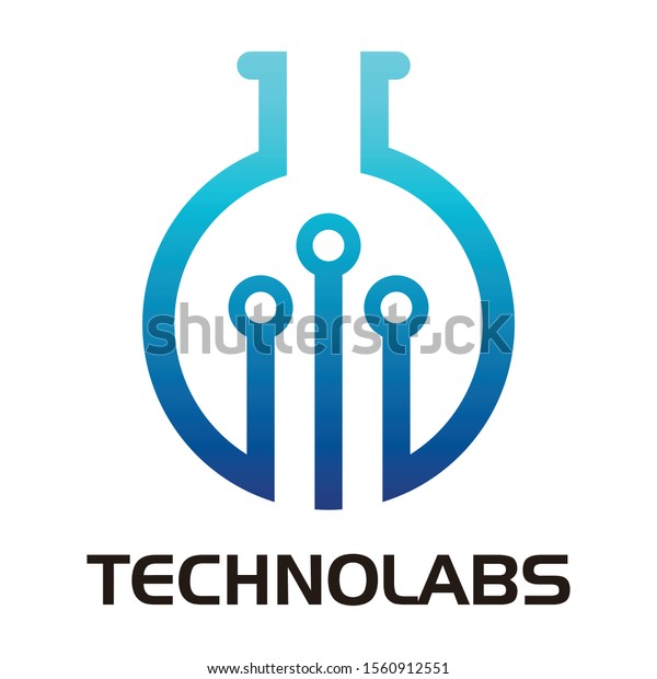 Technology Labs Blue Logo Icon Vector Stock Vector (Royalty Free ...