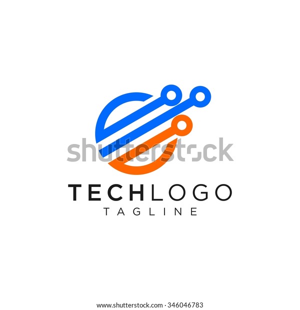 Logo technologique, informatique et informatique, haute : image ...