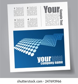 Technology Magazine Template Stock Vector (Royalty Free) 247693966 ...