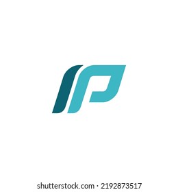 Technology Pe Initials Logo Icon Illustration Stock Vector (Royalty ...