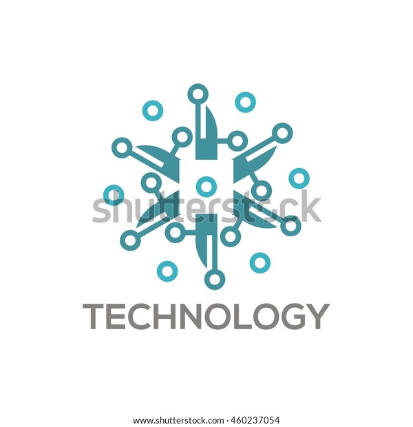 Technology Support System Logo Template Vector Stock Vector (Royalty ...