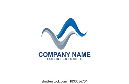 Technology Wave Infinite Logo Concept Design Stock Vector (Royalty Free ...