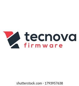 Tecnova Flat Logo Design Template: เวกเตอร์สต็อก (ปลอดค่าลิขสิทธิ์ ...
