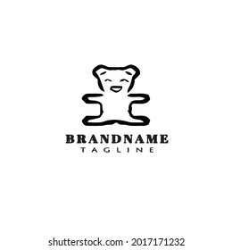 Teddy Bear Logo Icon Design Modern Stock Vector (Royalty Free ...