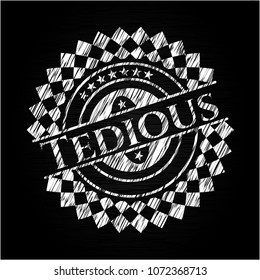 Tedious On Chalkboard Stock Vector (Royalty Free) 1072368713 | Shutterstock