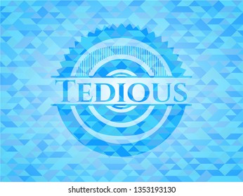 Tedious Realistic Light Blue Mosaic Emblem Stock Vector (Royalty Free ...