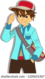 Teenage Boy Vector Stock Vector (Royalty Free) 1105651367 | Shutterstock
