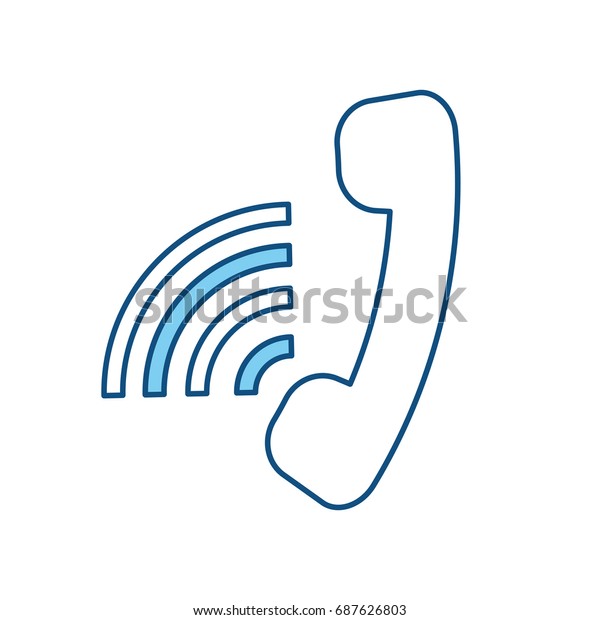 Telephone Call Center Symbol Stock Vector (Royalty Free) 687626803 ...
