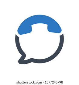 Telephone Communication Icon Stock Vector (Royalty Free) 1377245798 ...