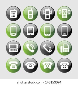 Telephone Pictogram Stock Vector (Royalty Free) 148153094 | Shutterstock