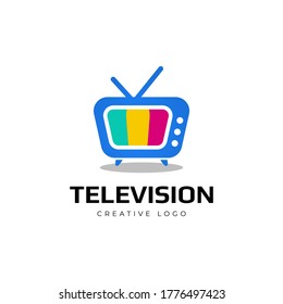 Television Broadcast Creative Logo Design Inspiration Stock Vector ...
