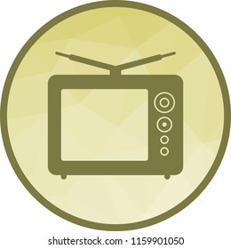 Television Broadcast Icon Stock Vector (Royalty Free) 1159901050 ...