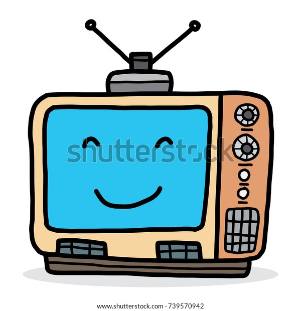 television cartoon / vector and illustration, hand drawn style ...