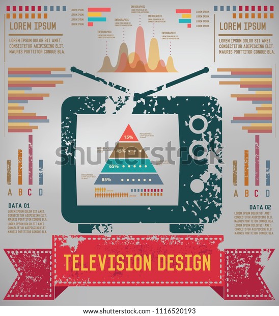 Television Info Graphic Vector Design Stock Vector (Royalty Free ...