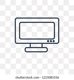 Television Screen Off Vector Outline Icon: เวกเตอร์สต็อก (ปลอดค่า ...