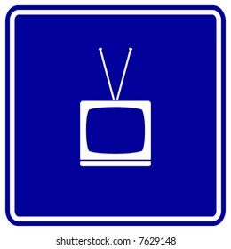 Television Sign Stock Vector (Royalty Free) 7629148 | Shutterstock