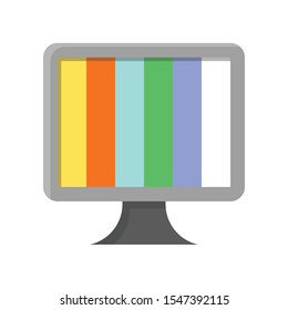 Television Technology Related Tv Vector Flat Stock Vector (Royalty Free ...