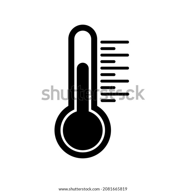 Temperature Logo Measure Body Temperature Used Stock Vector (Royalty ...