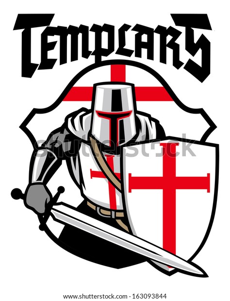 Templar Knight: vector de stock (libre de regalías) 163093844 ...