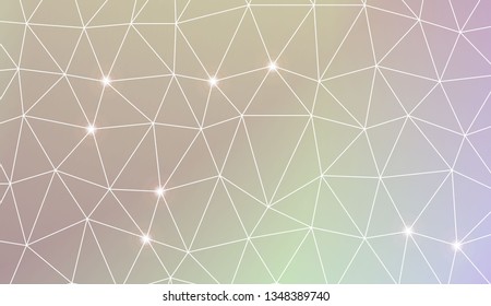 Template Background Curved Line Triangles Style Stock Vector (Royalty ...