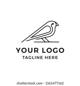Template Bird Logo Your Brand Stock Vector (Royalty Free) 1561477162 ...