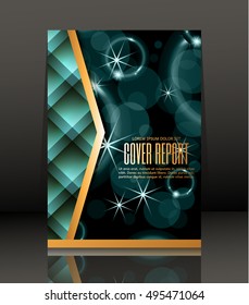 Template Design Cover Banner A4 Size Stock Vector (Royalty Free ...