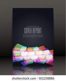 Template Design Cover Banner A4 Size Stock Vector (Royalty Free ...